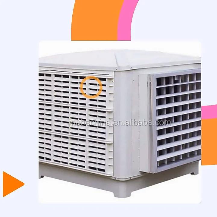 Portable 18000cfh 22000cfh Evaporative Air Cooler With Adiabatic Pads ...