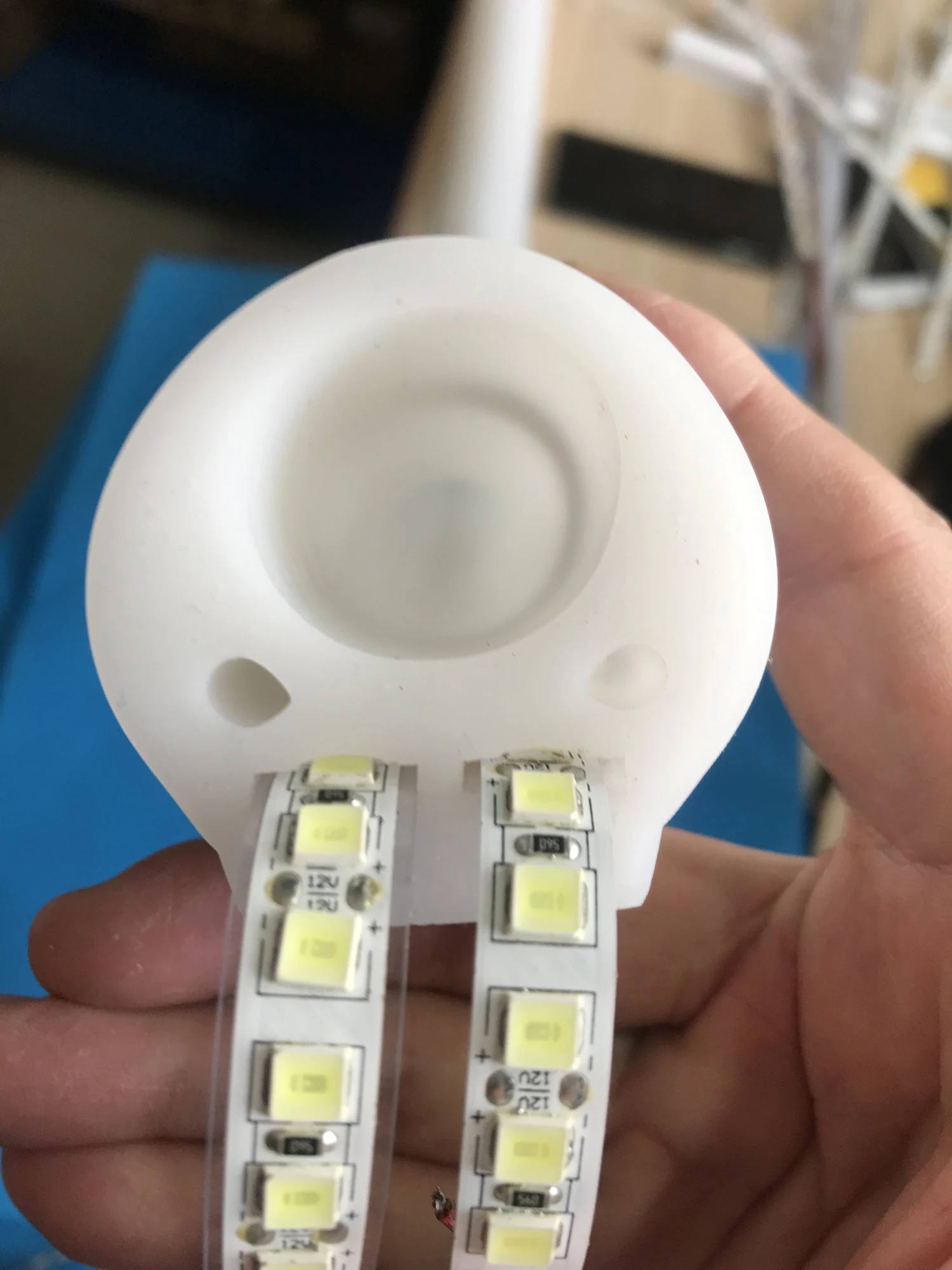 50mm Diameter Round Led Silicone Neon Tube Diffuser Separated Led Strip ...