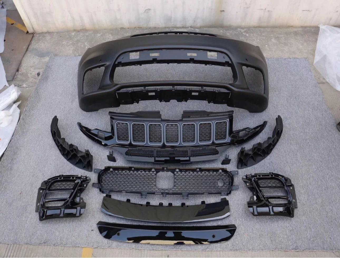 WA-FE-2017 Complete Front Bumper for Jeep Grand Cherokee SRT 2017-2020