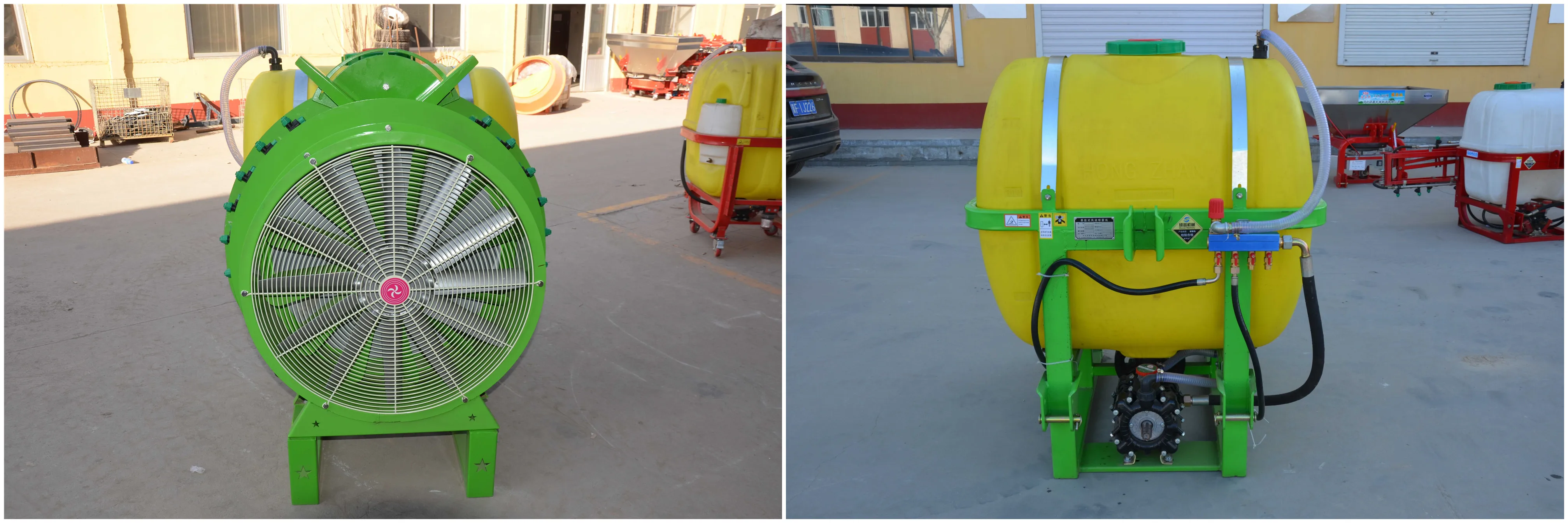 Mini Agriculture Tractor 300l Air Blast Orchard Tractor Sprayer - Buy ...