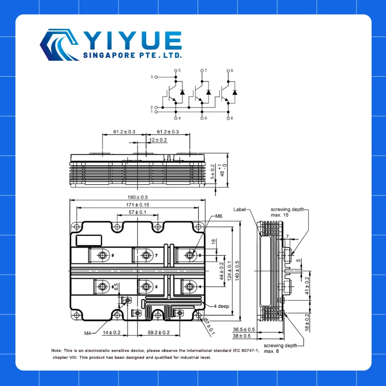 Hitachi Energy ABB Original Power Semiconductor Module 5SNA 0750G650300 ...