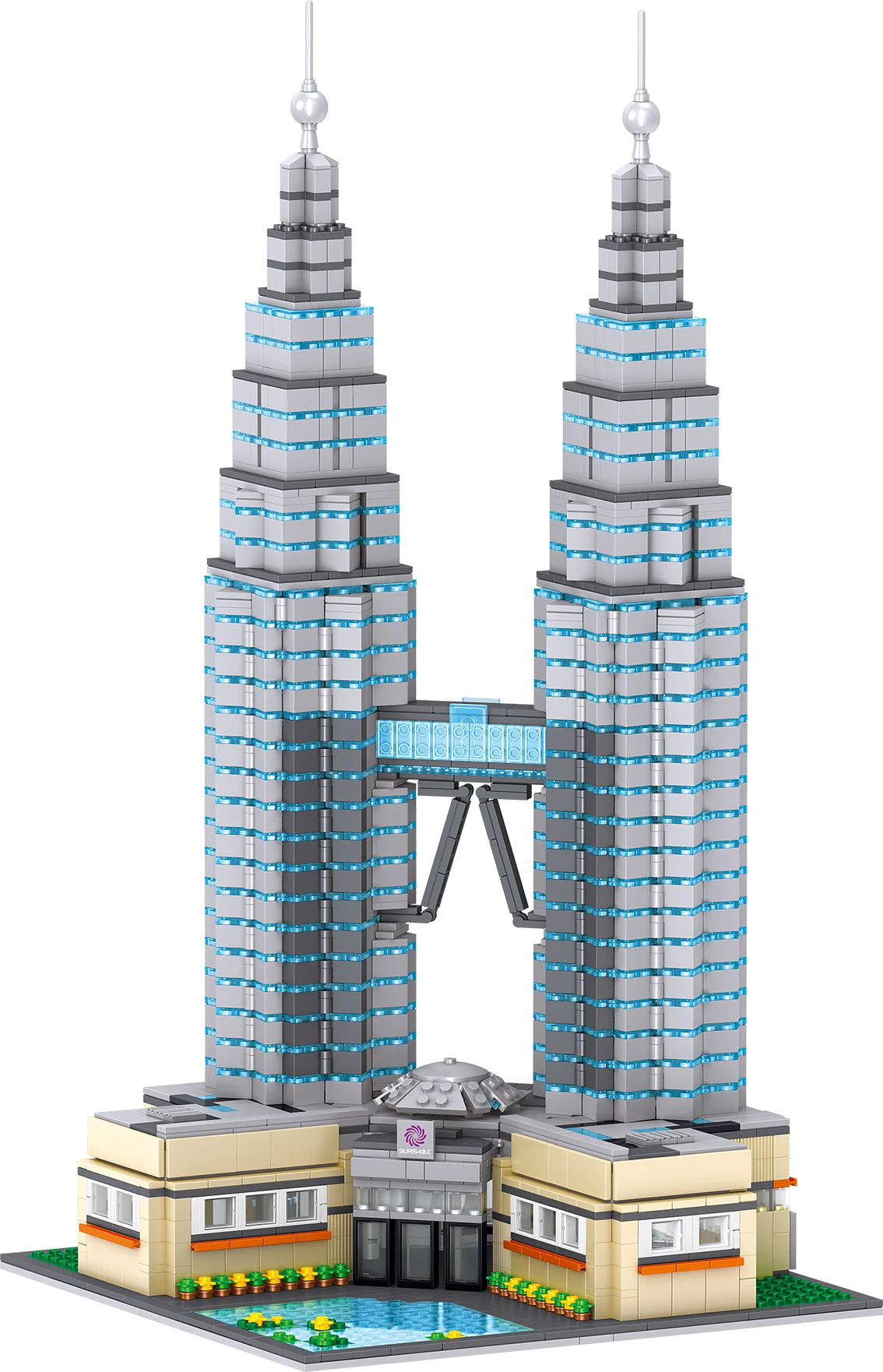 Plastic Technics Toy Klcc Petronas Twin Towers Intelligence Building ...