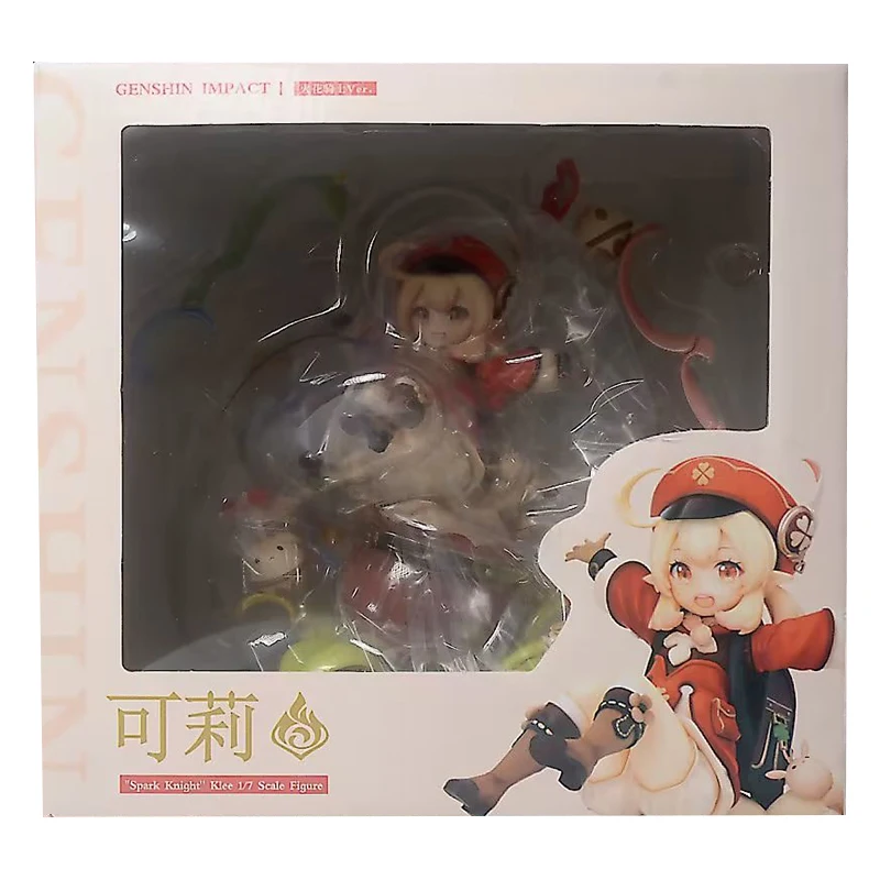 Japanese Anime Klee Hu Tao Collectible Figurines Genshin Impact Action ...