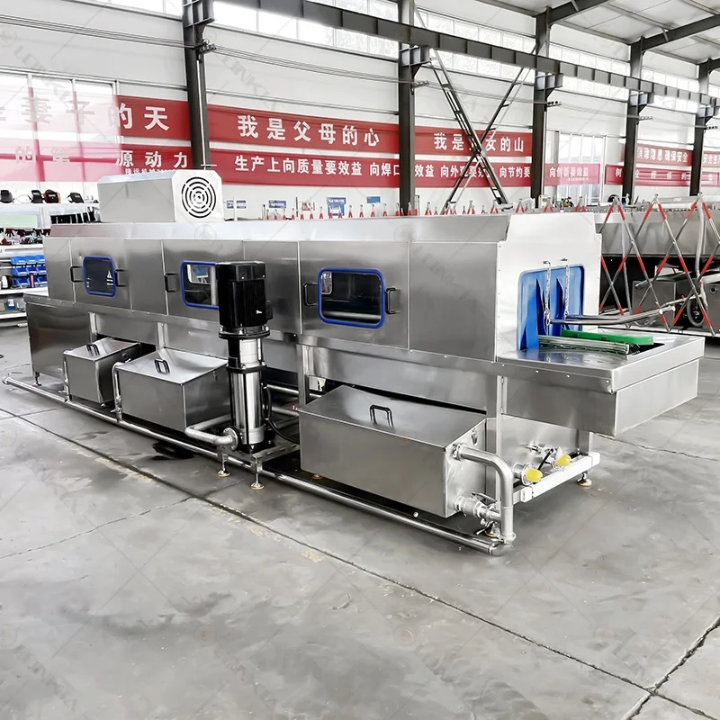 Plastic Box Trash Bin Cleaner Bakery Baking Tray Plate Crate Washer ...