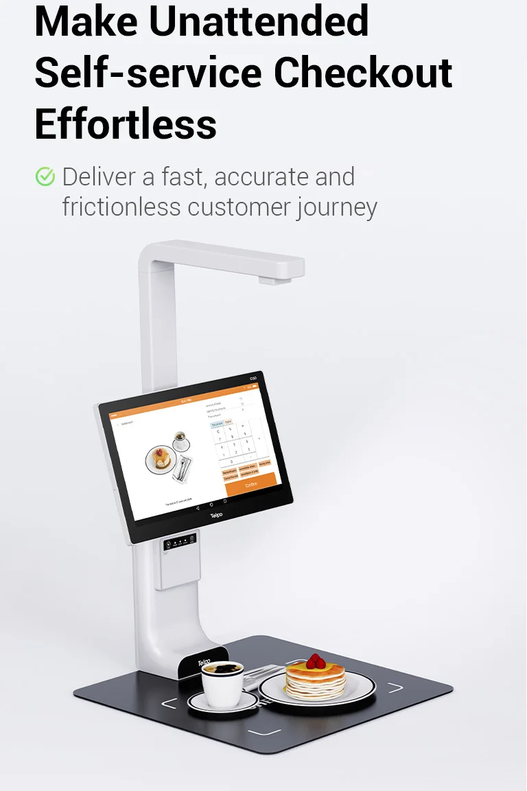 Automated Supermarket Checkout with Telpo C50 Cashier Machine