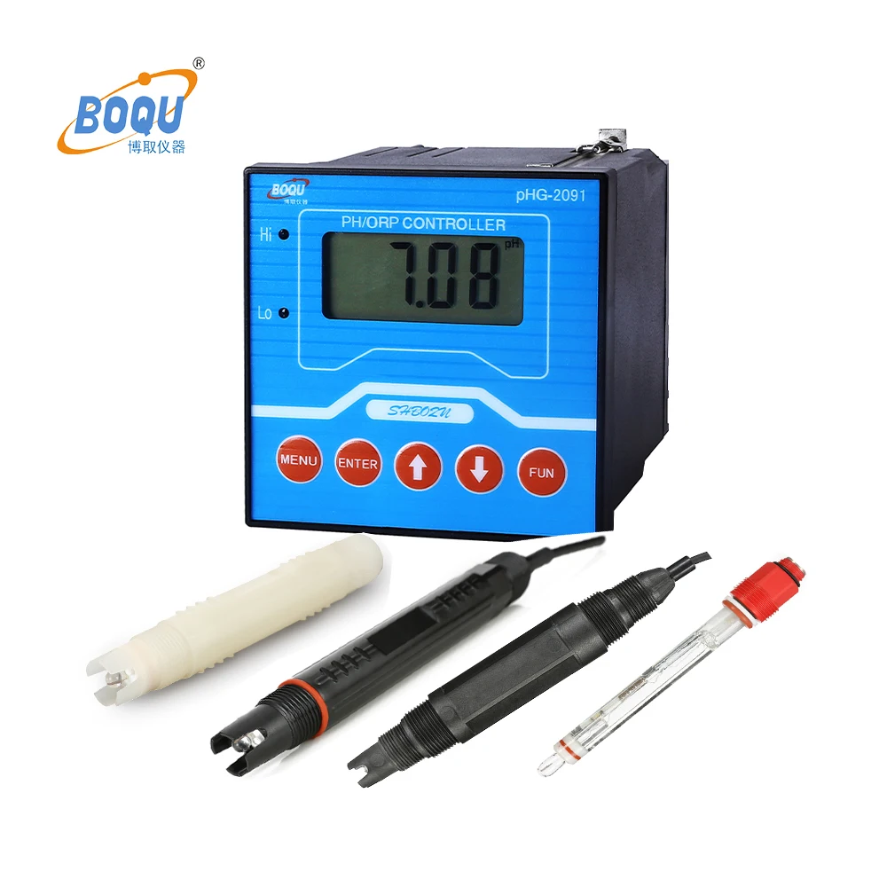 BOQU PHG-2091 Inline Transmitter ph Wireless ph Sensor Hydroponic Controller ph Meter for Food ...