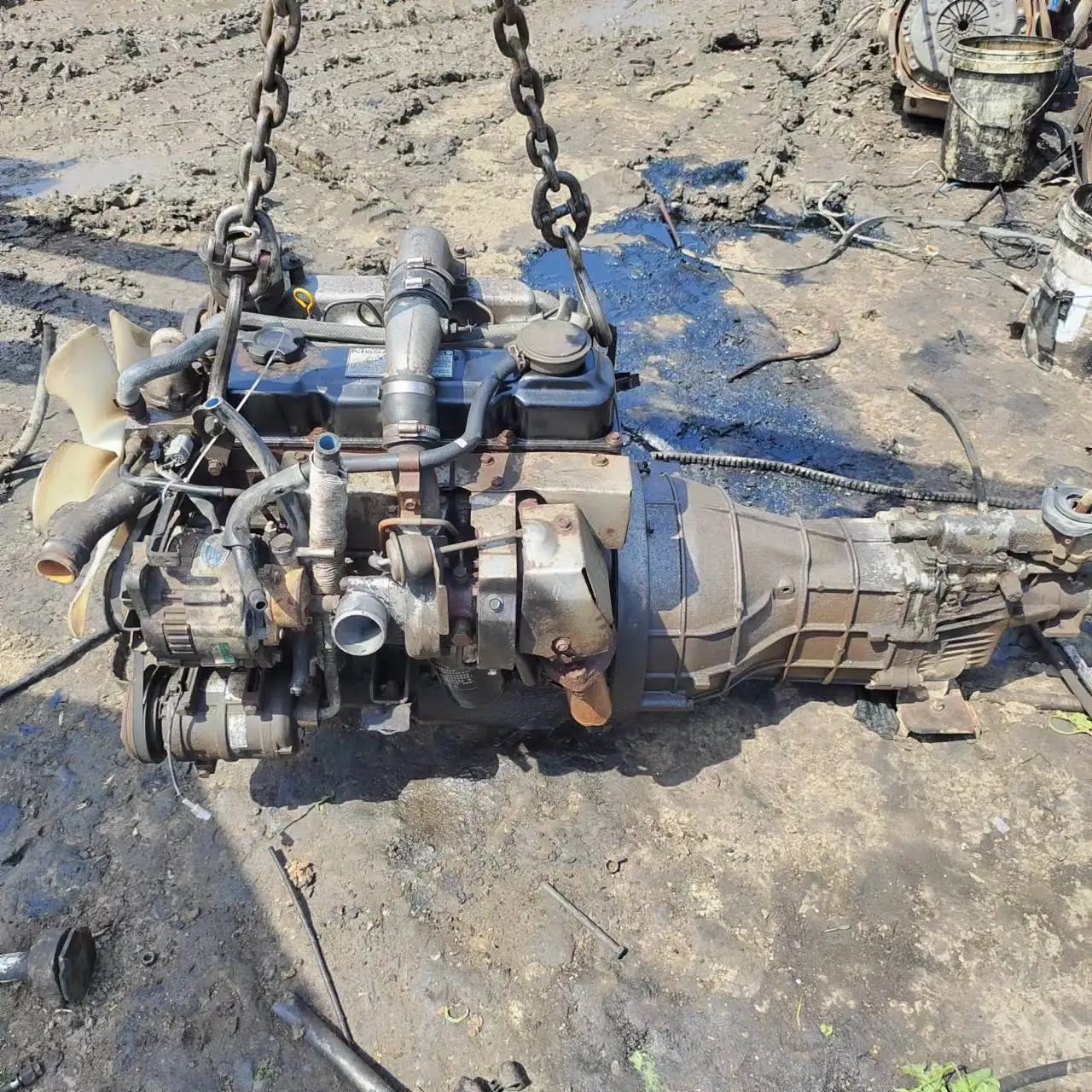 Second Hand Complete Nissan QD32 Turbo Diesel Engine