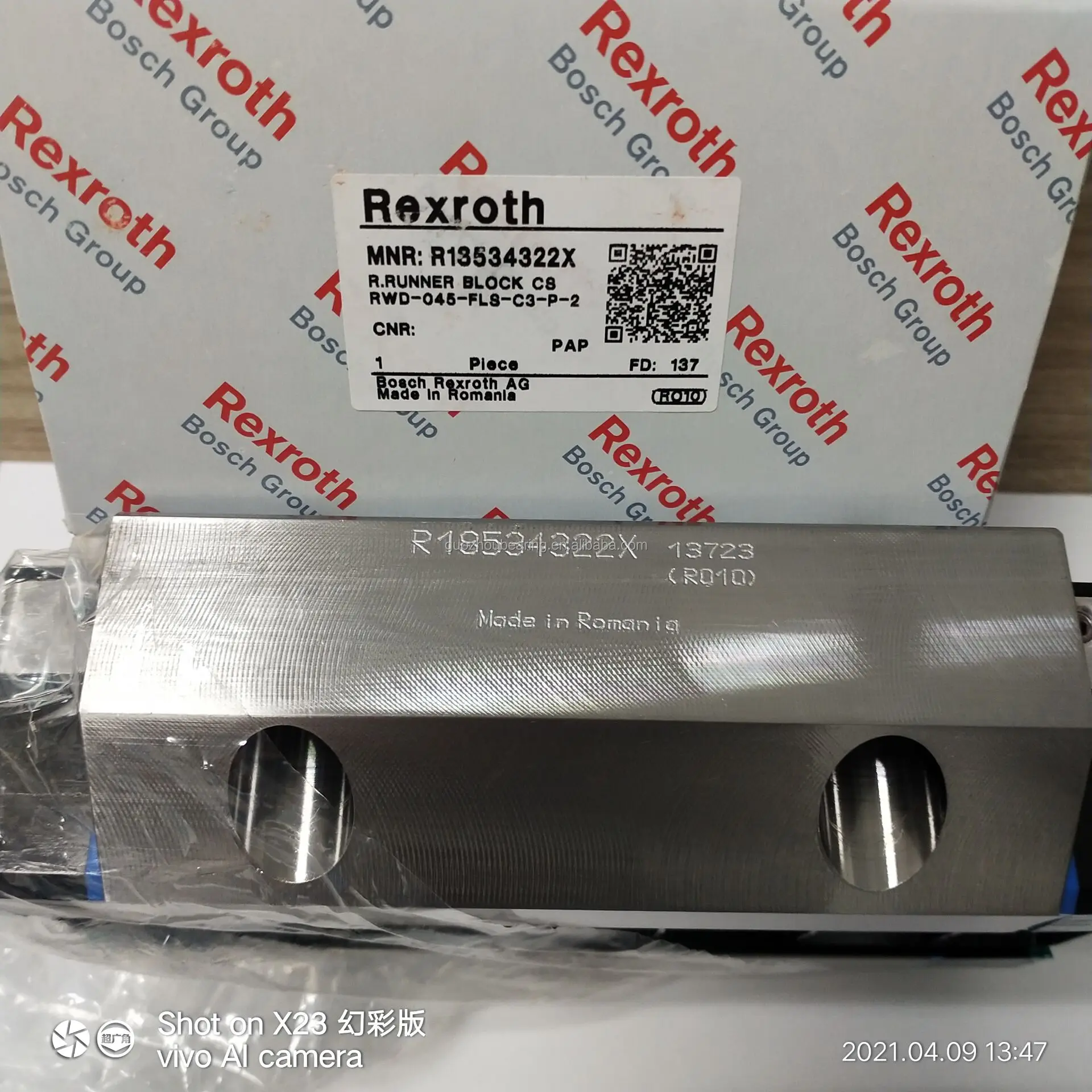 Rexroth Linear Guide Rail R180565331 - Precision & Durability