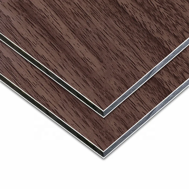 ACP /ACM Sheets Aluminium Composite Panel 2mm 3mm 4mm Wood Color Accept ...