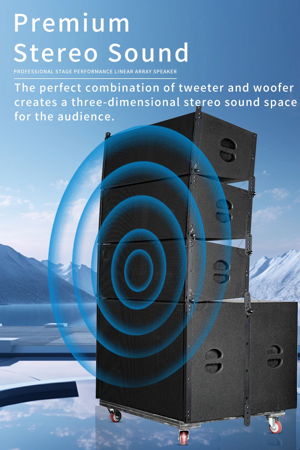 DCW210 Dual 10 Inch Line Array Sound System - Professional Quality