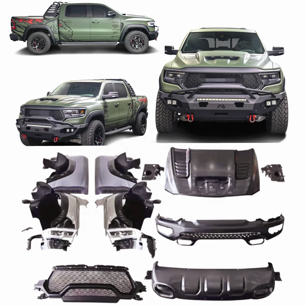 Conversion Upgrade Body Kit For Dodge RAM 1500 to TRX,dodge ram 1500 ...