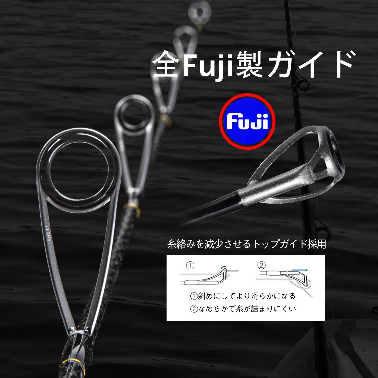 Light Weight Japan Fuji Guide Ring Fishing Rods Inshore Offshore ...