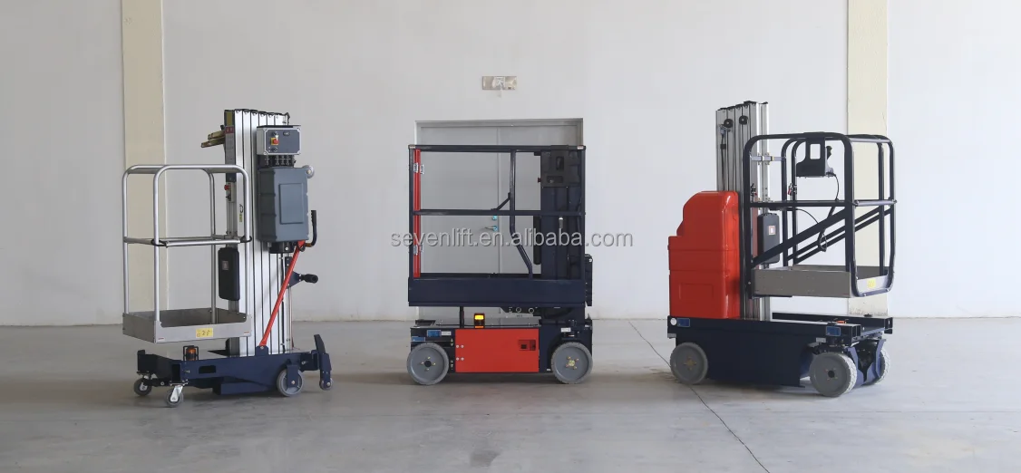 Cheap Price 227KG Capacity Electric Lifter Full Electric Movable Aerial ...