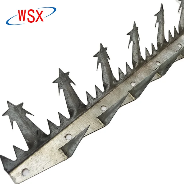 Star Style Wall Barb Wire Spikes for Security & Protection