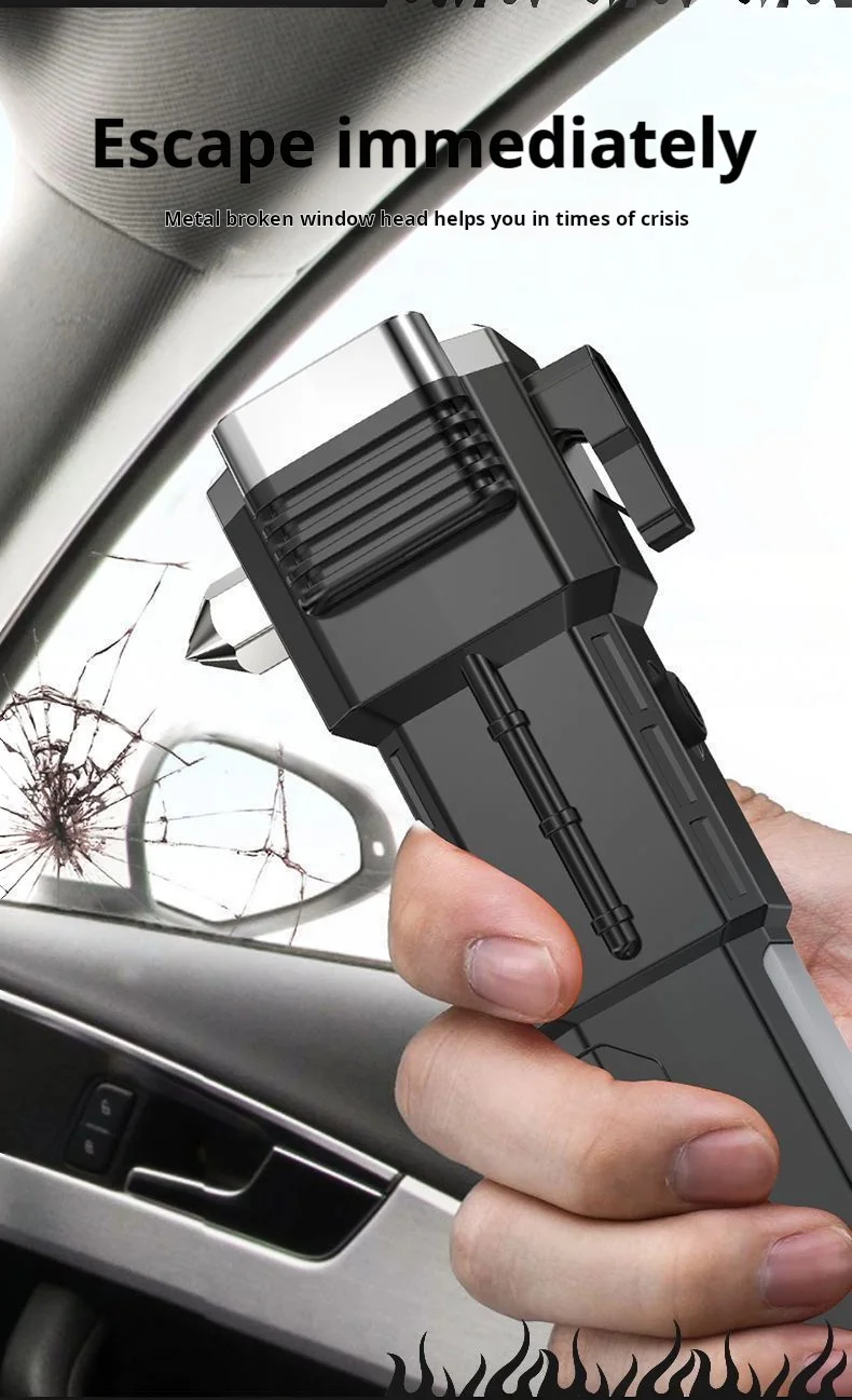 Wholesale Led Flashlights Car Window Breaker Escape Hammer Emergency ...