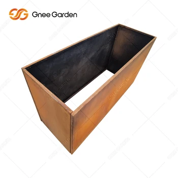 Corten Steel Metal Square Planter Box,Hight Cube Rustic Metal Corten ...