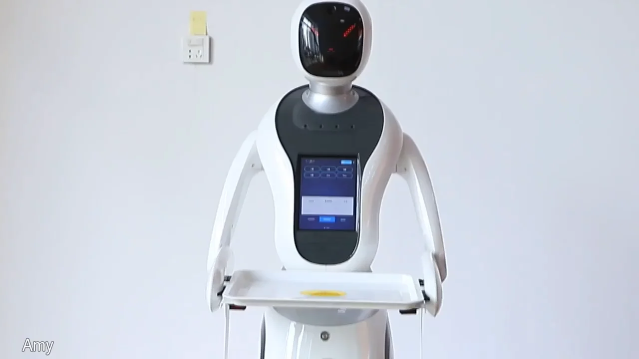 Automatic Robot Operate In The Restaurant As Entertainers,Servers ...