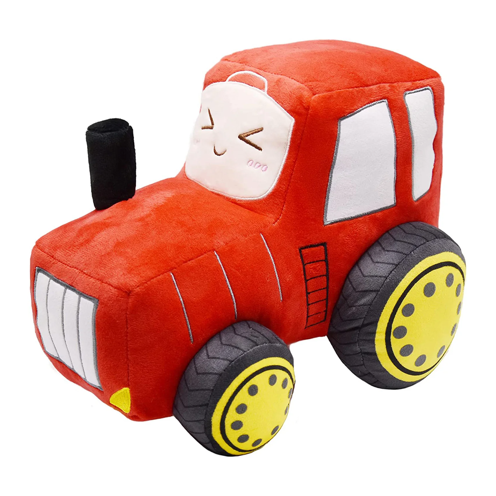 Soft Plush Tractor Stuffed Truck Toy - Super Cute Gift