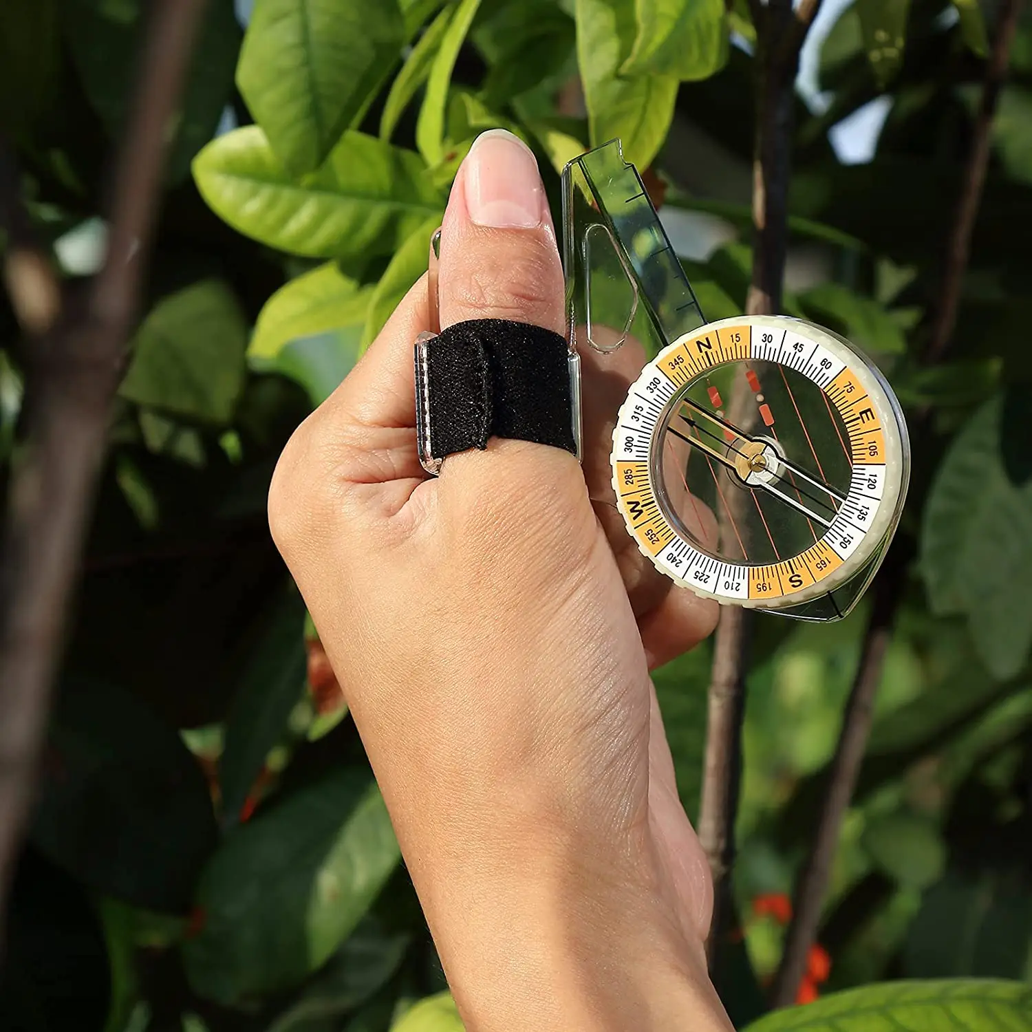 Orienteering Thumb Map Ruler - Precision Compass for Hiking