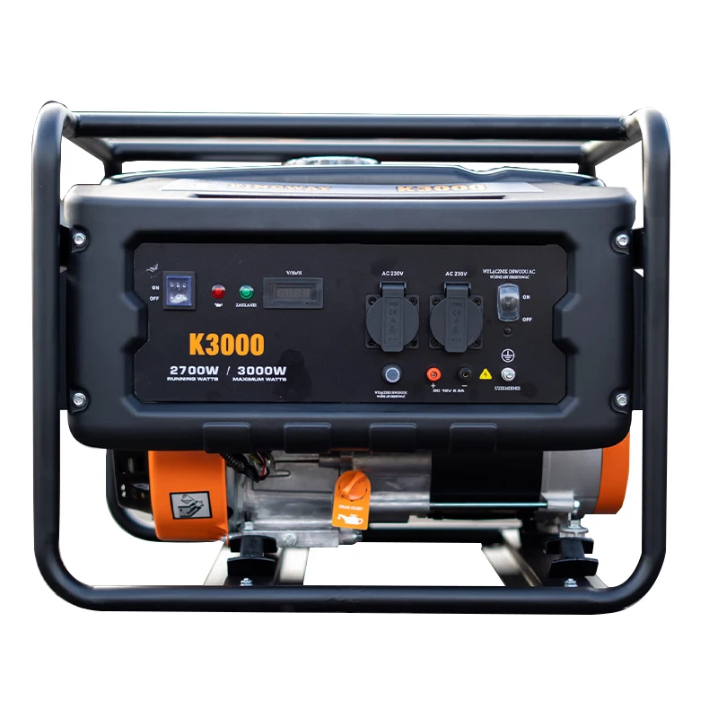 Hot Sale Silent Gasoline 2.7kw Open Frame Camping Inverter Generators ...