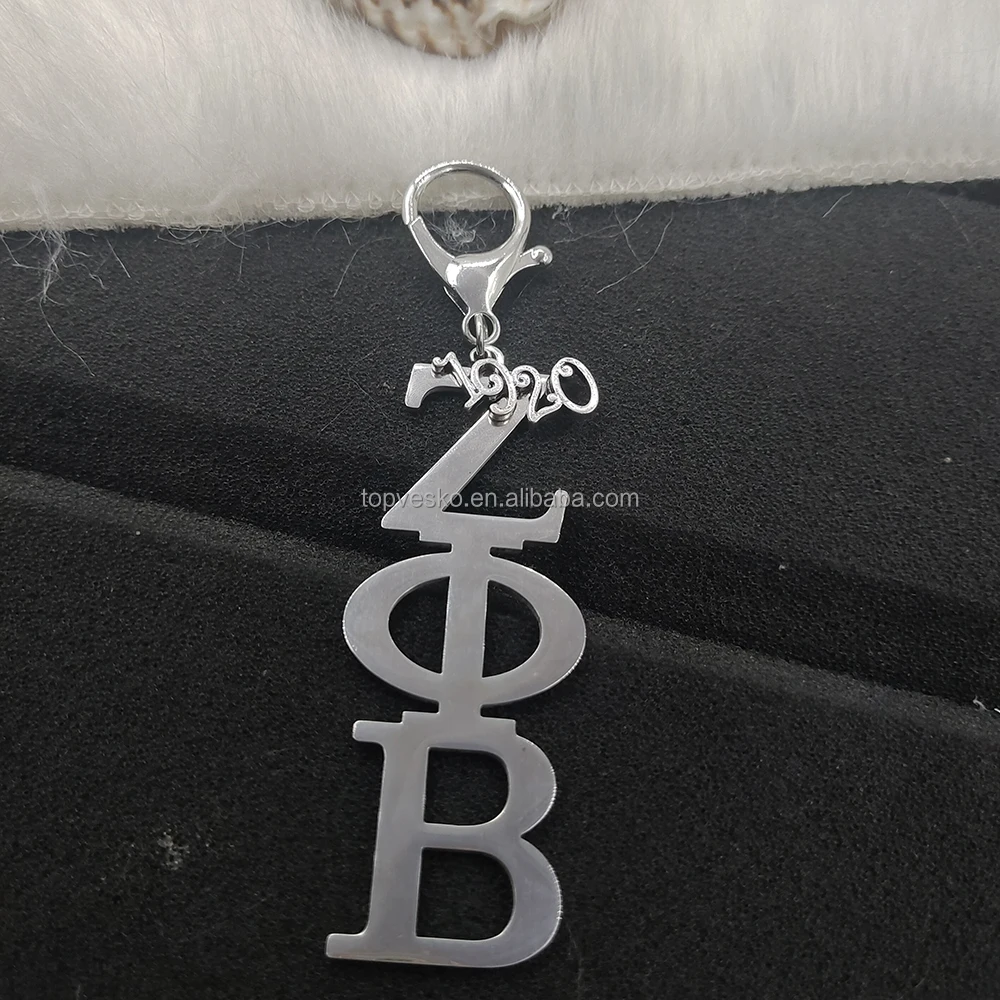 Wholesale Greek Sorority Simple Carved Zeta Phi Beta Letter Smooth ...