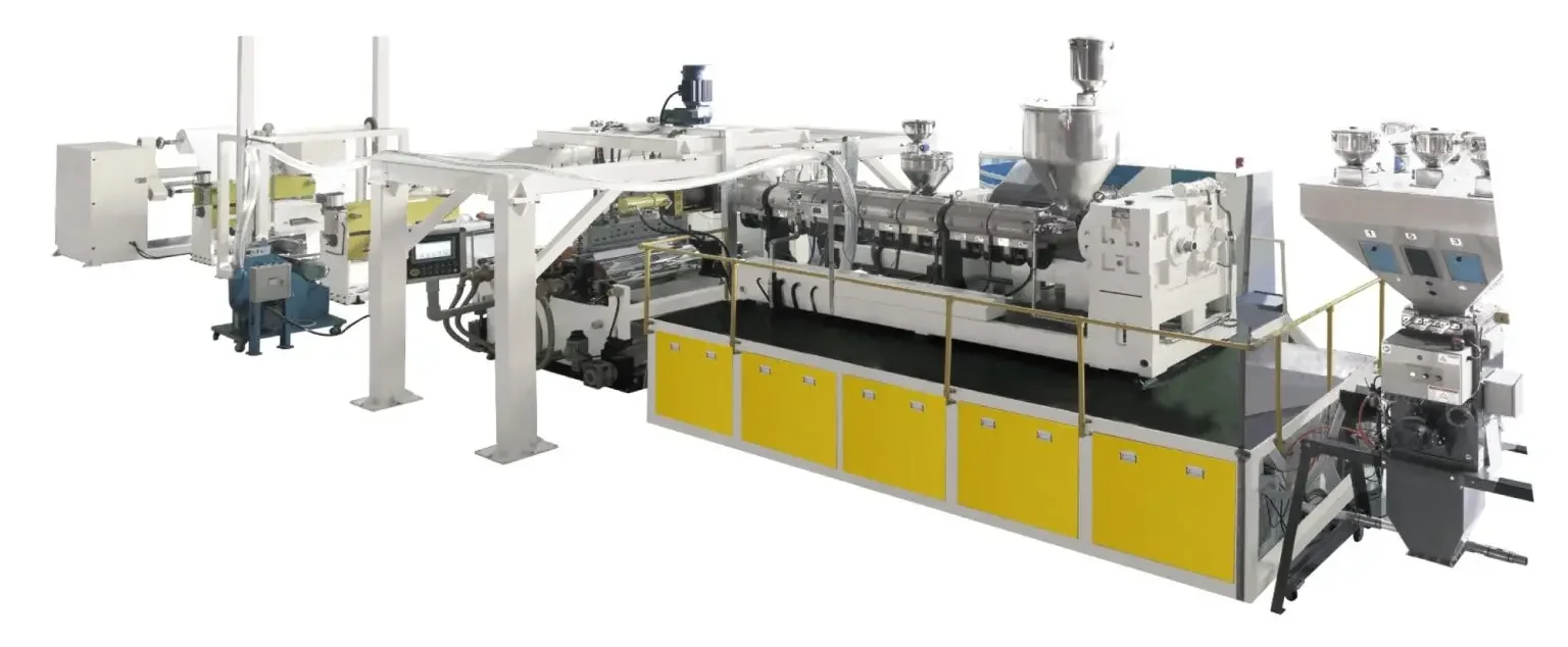 New Automatic Pe/hdpe/ps/polystyrene Sheet Extrusion Machine Plastic ...