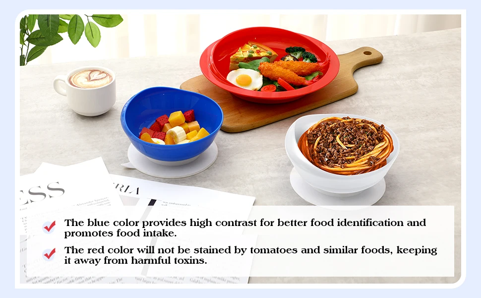 Elderly Self-Feeding Tableware Set - Rehabilitation Aid