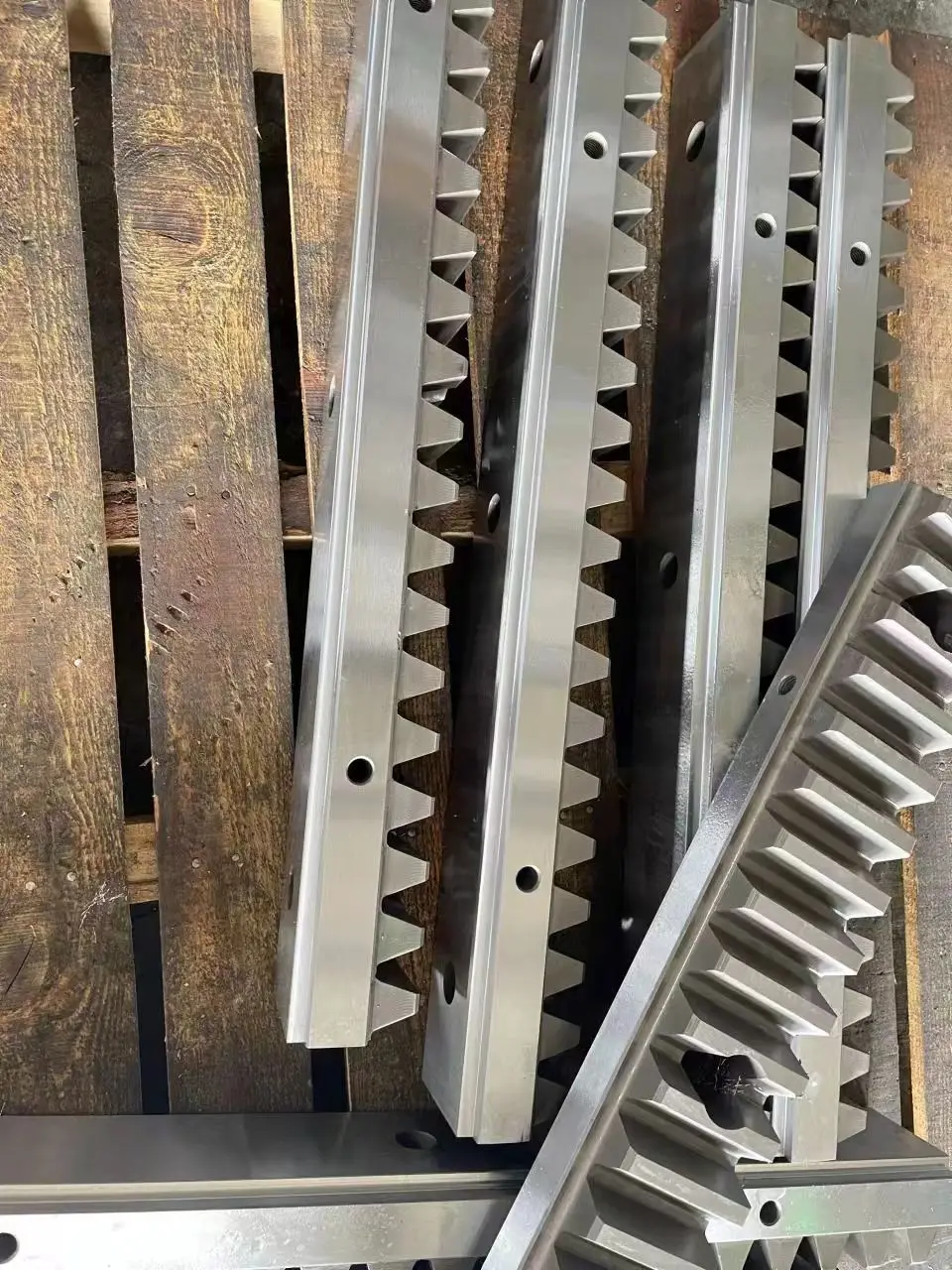 Custom CNC Machined Steel Helical Gear Rack and Pinion