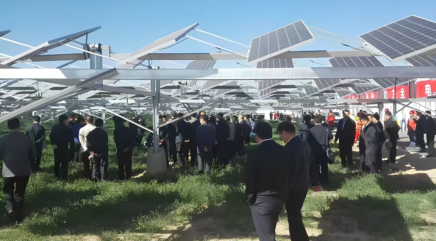 Dual Axis Solar Tracking System 12KW - Ground-Mounted Solar Panel ...