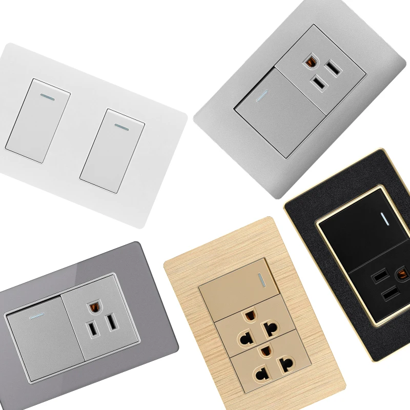 118 Plugs and Sockets 15A Concealed Wall Switch Socket PC Taiwan ...