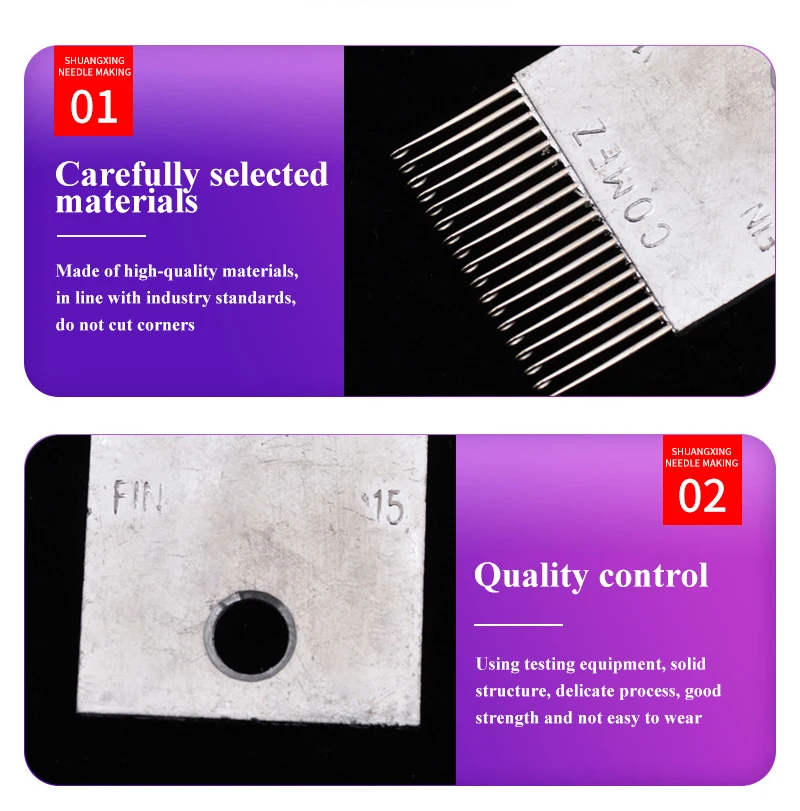 Different Types Warp Knitting Needle Guide Needle Block For Needle ...