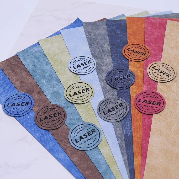 12x24 Inch Pu Leather Laserable Blanks for Cloth Labels