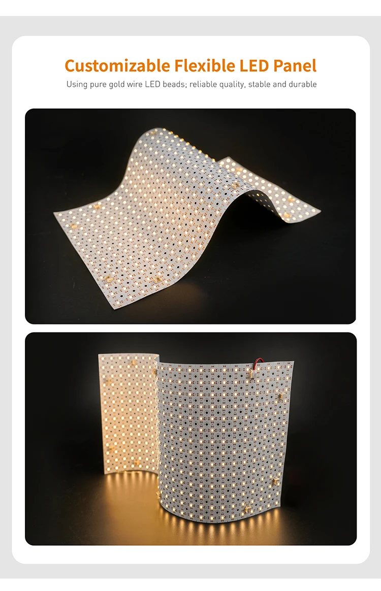 LED Cuttable 24V Flexible Light Sheet - High Quality LED Panel