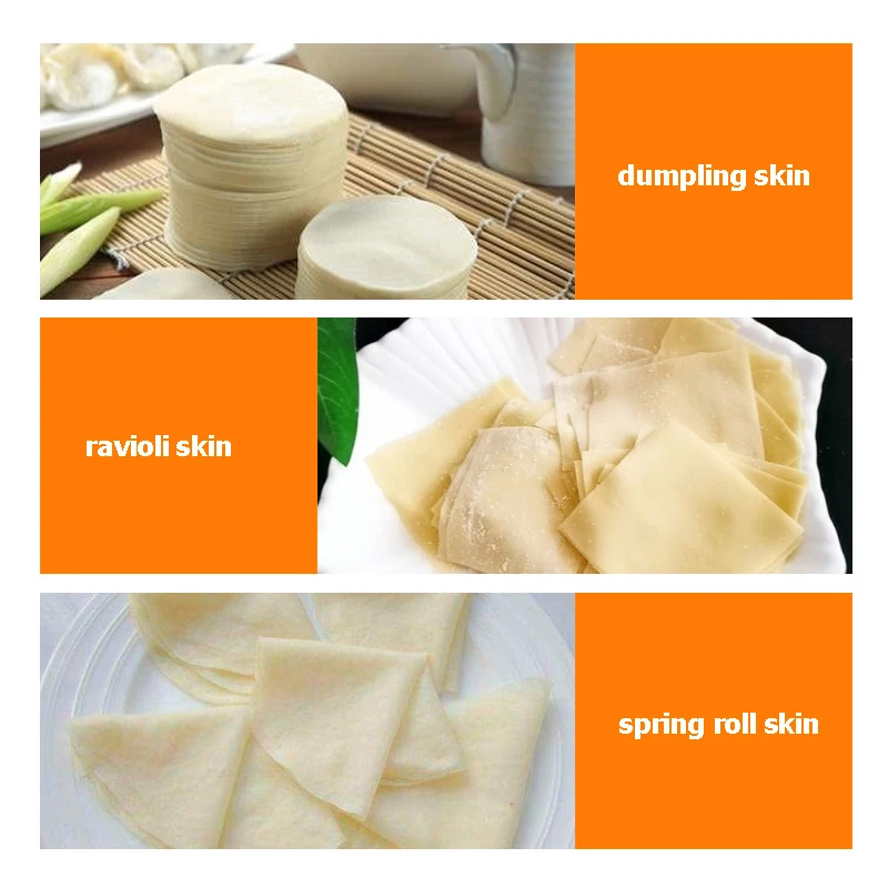 Gyoza Empanada Skin Making Machine Mini Dumpling Skin Machine Dumpling ...