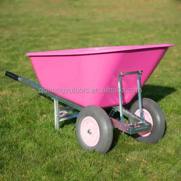 Durable 200L Plastic Tray Wheelbarrow - Perfect for Gardens ...