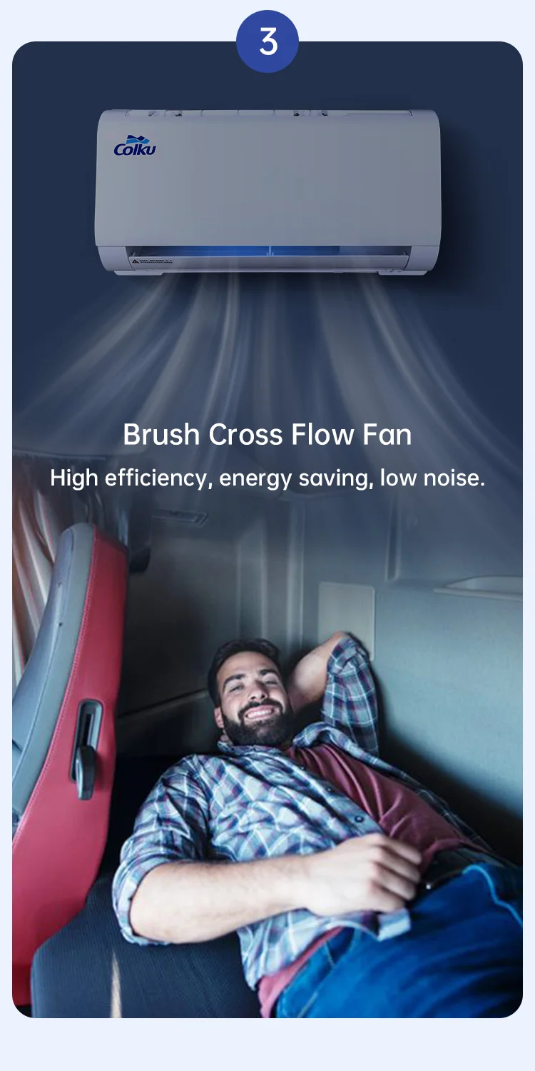 Colku Model CB26 Split Unit Air Conditioner - DC 24V Cooler