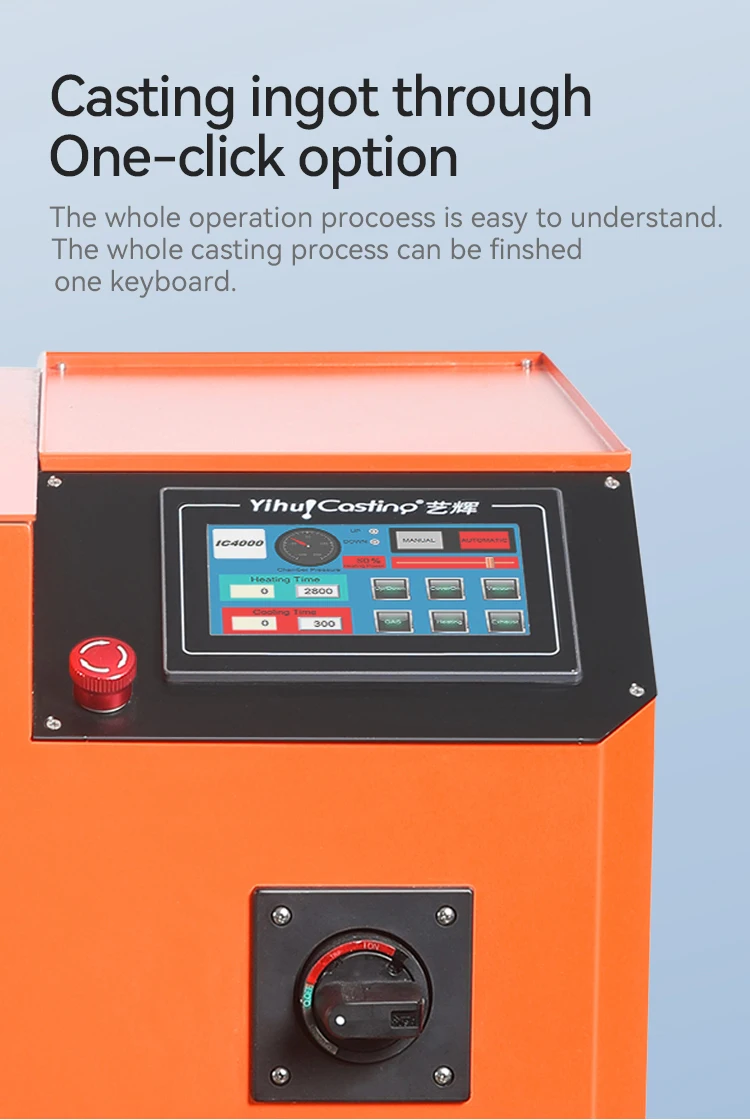 Yihuicasting 4kg Capacity Melting Furnace Vacuum Pressure Casting ...