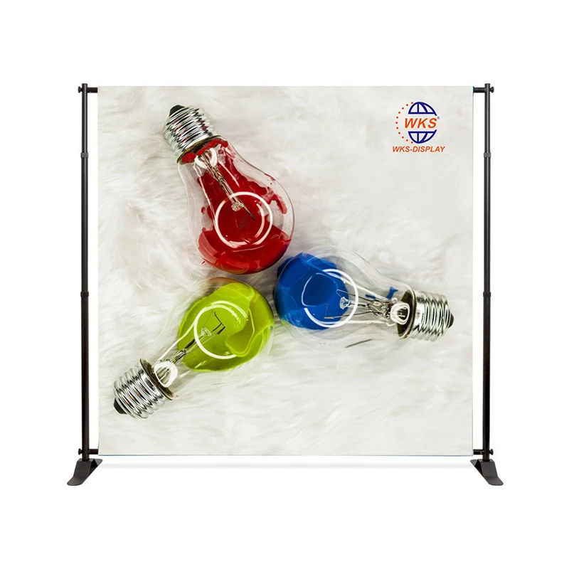 Adjustable Large Format Banner Stand With Step Backwall And Repeat ...