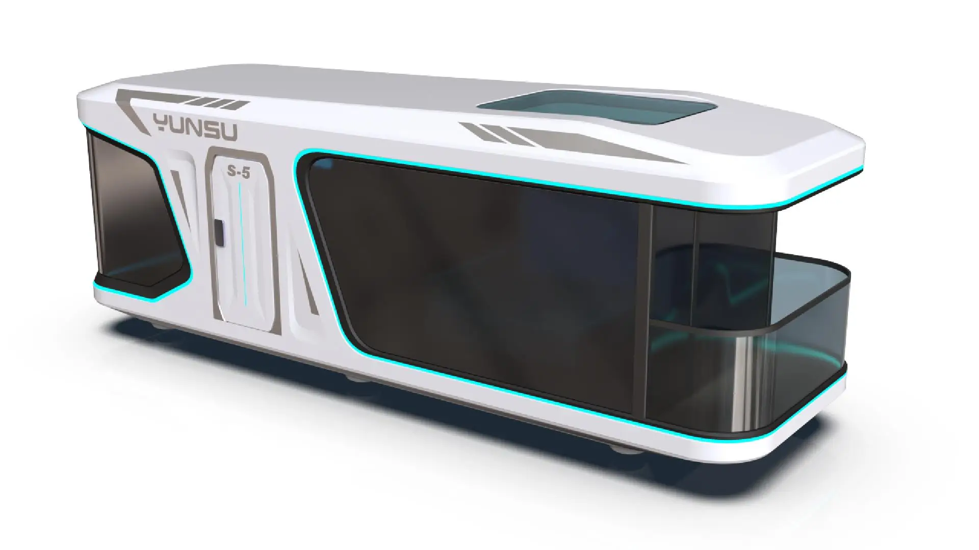 Yunsu Portable Prefab House Modular Frame Modern Chinese Prefab Space Airship Capsule House ...