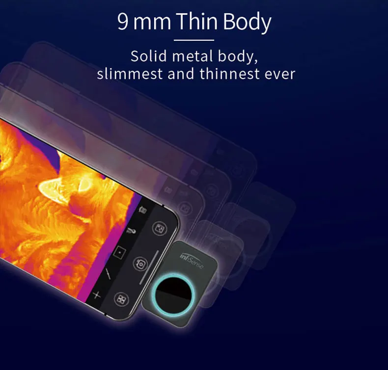 Infisense P2 Mini External Infrared Thermal Imager Camera For Android ...