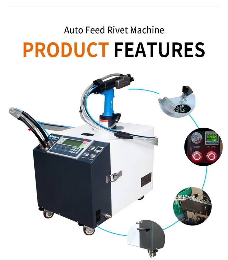 Best Portable High Quality Rocol Penumatic Auto Feed Rivet Gun Riveting ...