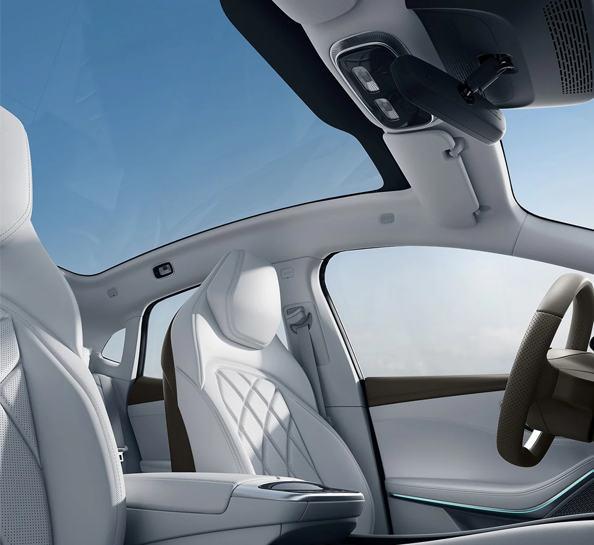 Luxury High Speed New Energy Vehicles Risingauto 43" Colorful Triplex ...