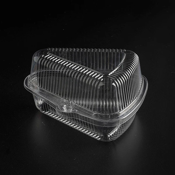 Clear Disposable Plastic Triangle Shaped Sandwich Box Packaging ...