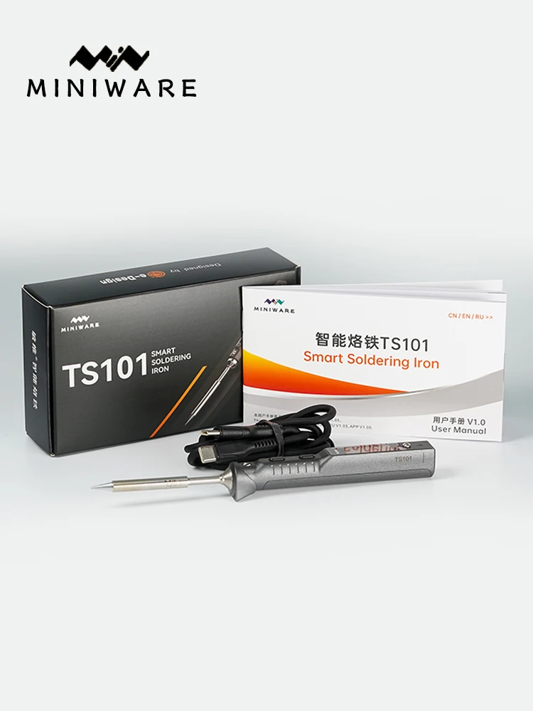 Miniware Ts101 Mini Smart Soldering Iron Set Type-c Interface 65w Soldering Iron - Buy One ...