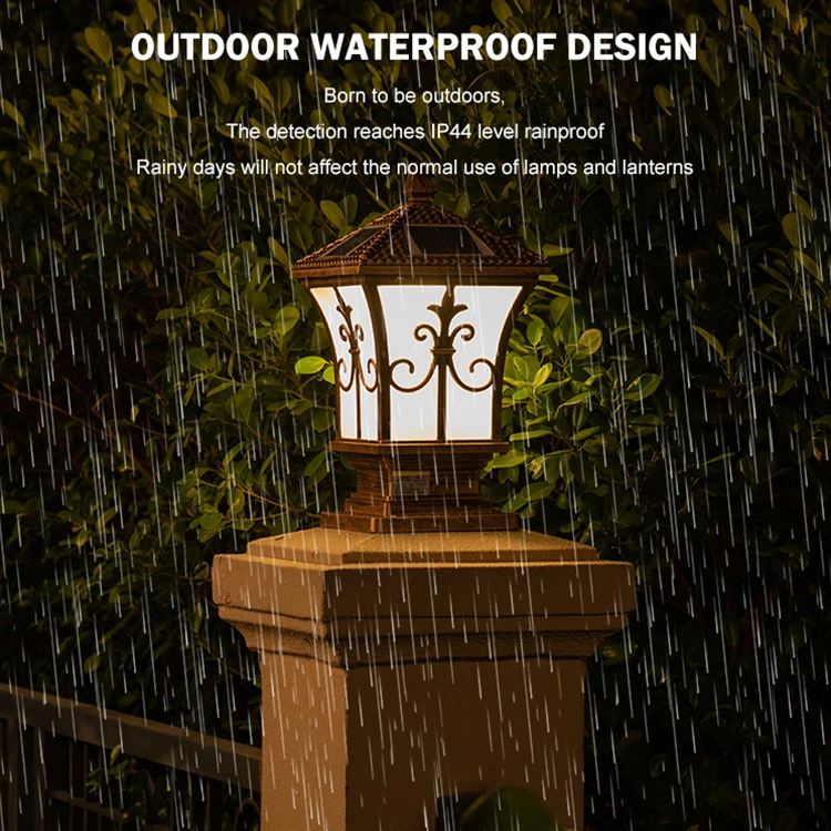 Outdoor Main Gate Pillar IP65 Waterproof Aluminum LED Light