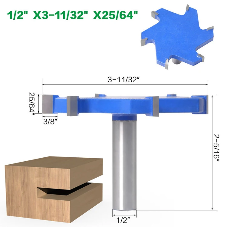 Surfacing Router Bit Carbide Tipped Slab Flattening Router Bit ...