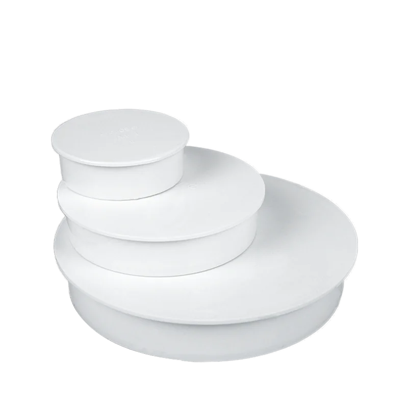 Factory Plastic PVC 50mm 75mm 110mm 160mm End Plug Plastic End Cover ...