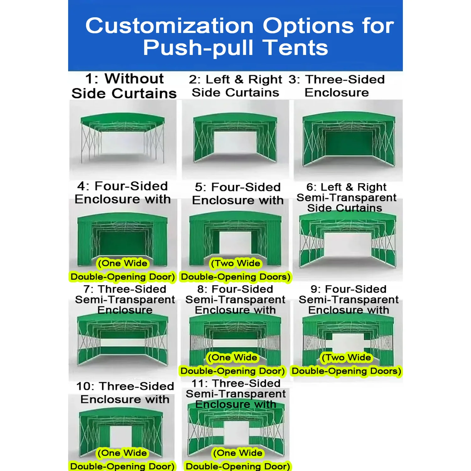 Push Pull Tent with Expandable Retractable Structure for Outdoor ...