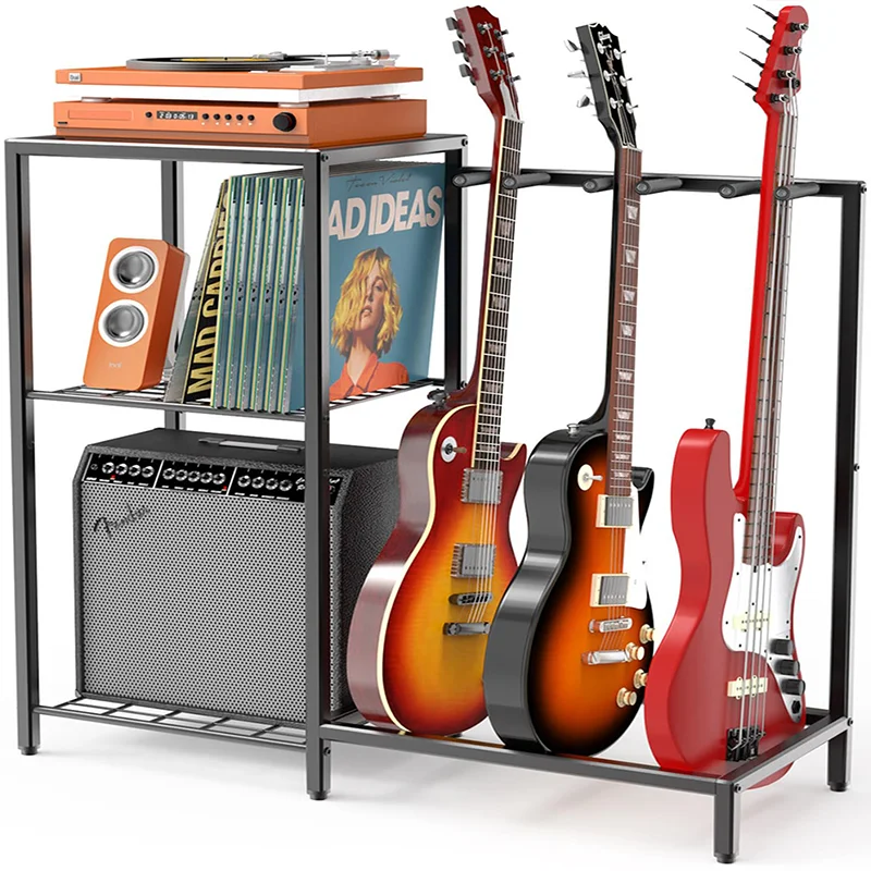 Tanggula Guitar Stand 3-layer Storage Rack For Guitar Amplifier ...