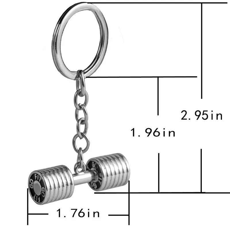 Xinxing Key Chain Gym - Mini Dumbbell Fitness Accessory